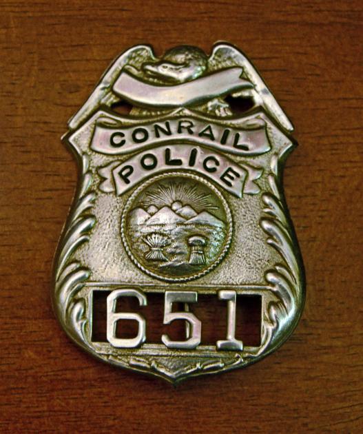 CR Police Patrolman's Badge | Conrail Photo Archive