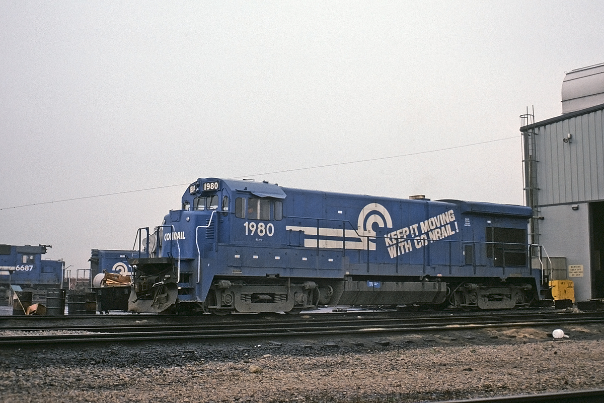 CR 1980 "Keep it Moving with Conrail" at Buckeye during March 1980 ...