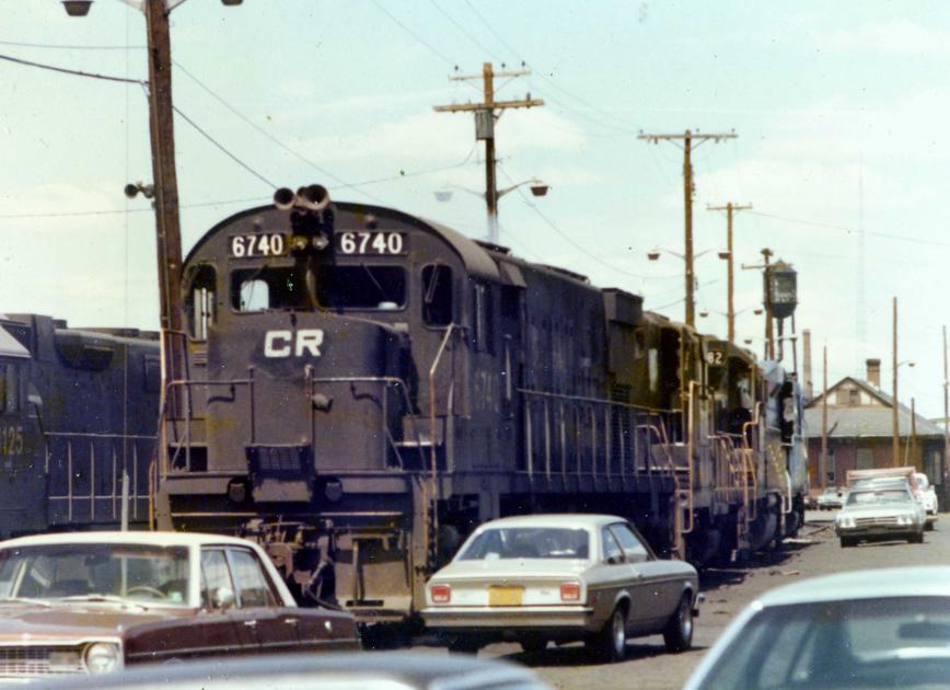 CR 6740 taking a break at the ex Reading Port Richmond (Lehigh Ave.) yard in Philadelphia, PA ...