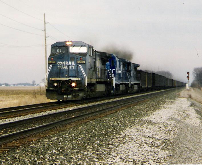 Conrail 6189 on UWE coal train | Conrail Photo Archive