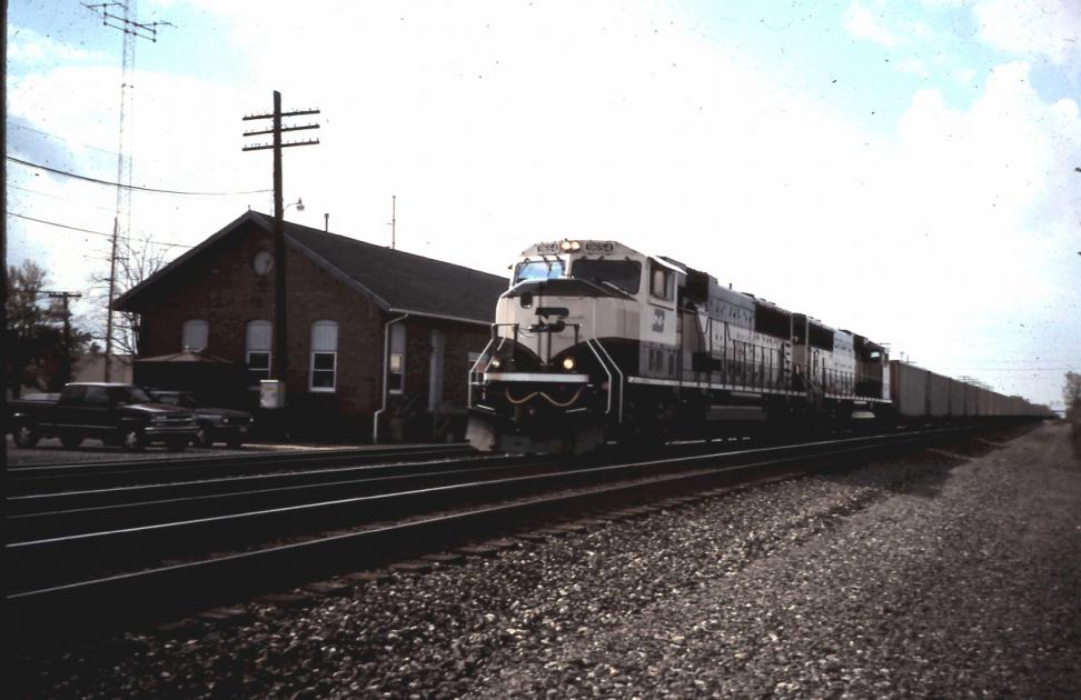 BNSF 9654 on UDM at Bryan, OH | Conrail Photo Archive