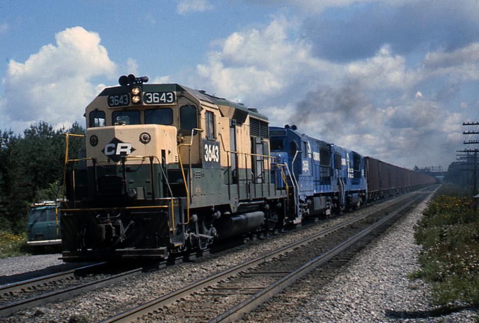 CR 3643 Batavia, NY 8/1977 | Conrail Photo Archive