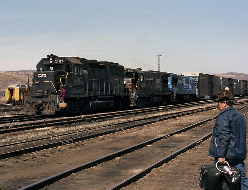 CR 3107 Hornell, NY 4/9/1978 | Conrail Photo Archive