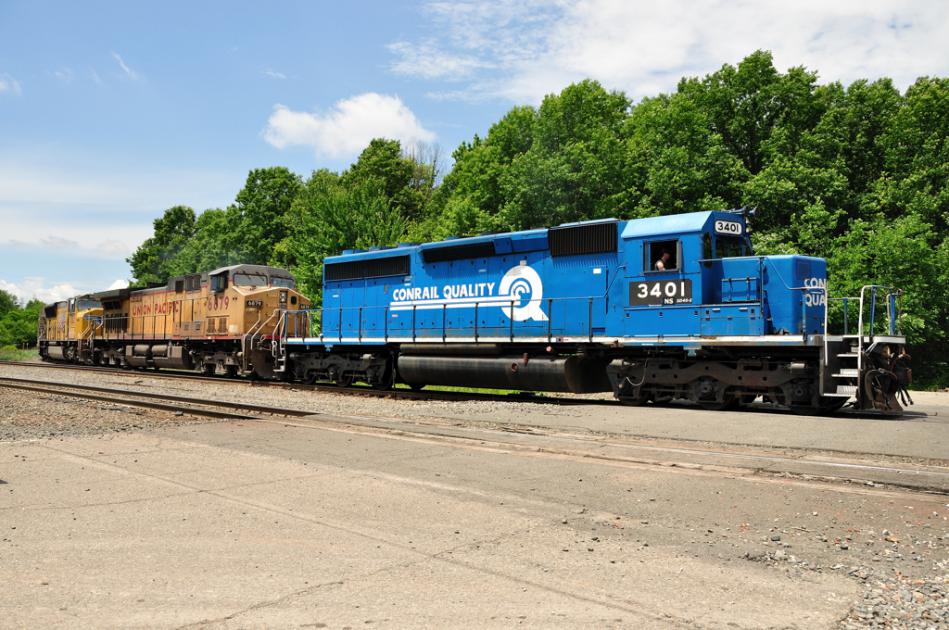 NS 3401 (CR 6475) at Port Reading, NJ, June 11,2010 | Conrail Photo Archive