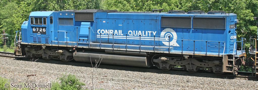 NS 6726 ex-CR 5592 Conductor's Side | Conrail Photo Archive