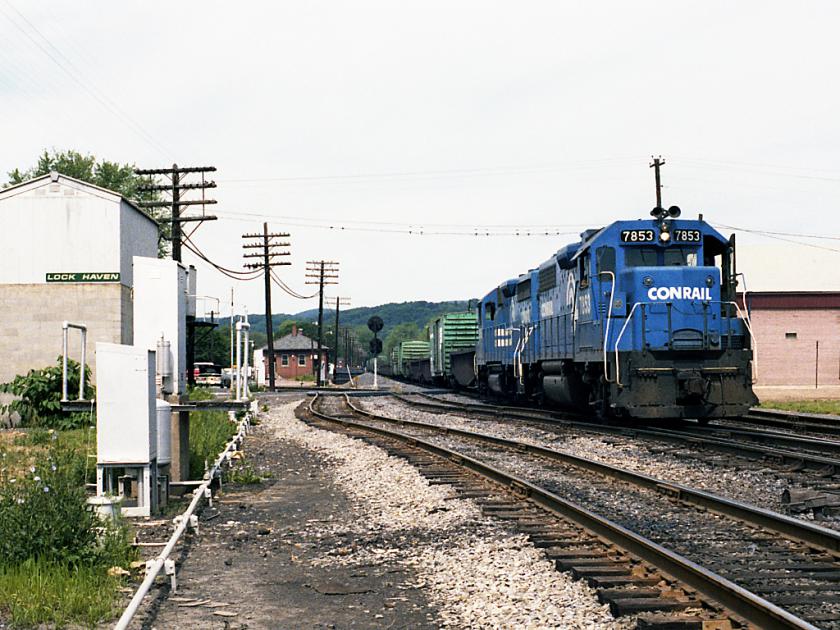 CR 7853 Lock Haven, PA 7/1/1978 | Conrail Photo Archive