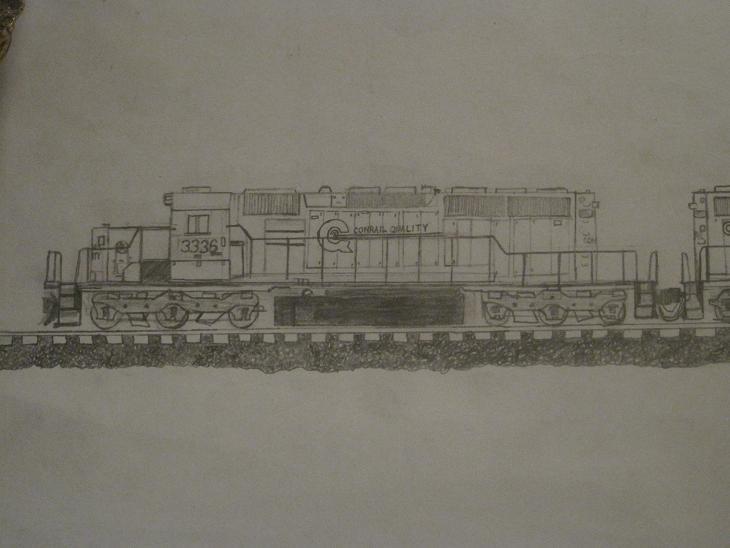 Drawing of ns 3336 | Conrail Photo Archive