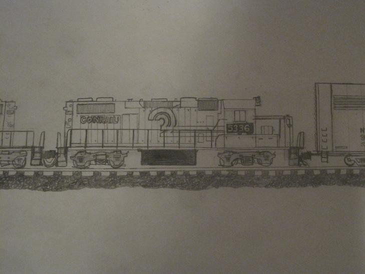 Drawing of NS 5336 | Conrail Photo Archive