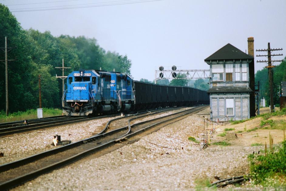 CR 6378 at Cresson, PA 8-1995 | Conrail Photo Archive