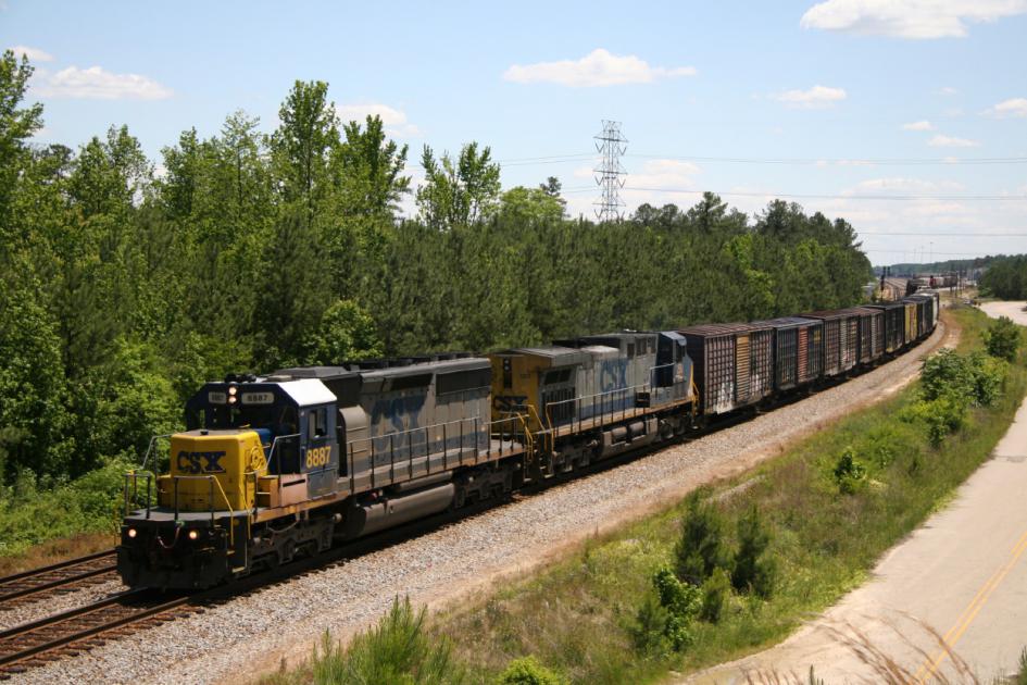 CSXT 8887(ex CR 6406) at Petersburg, VA | Conrail Photo Archive