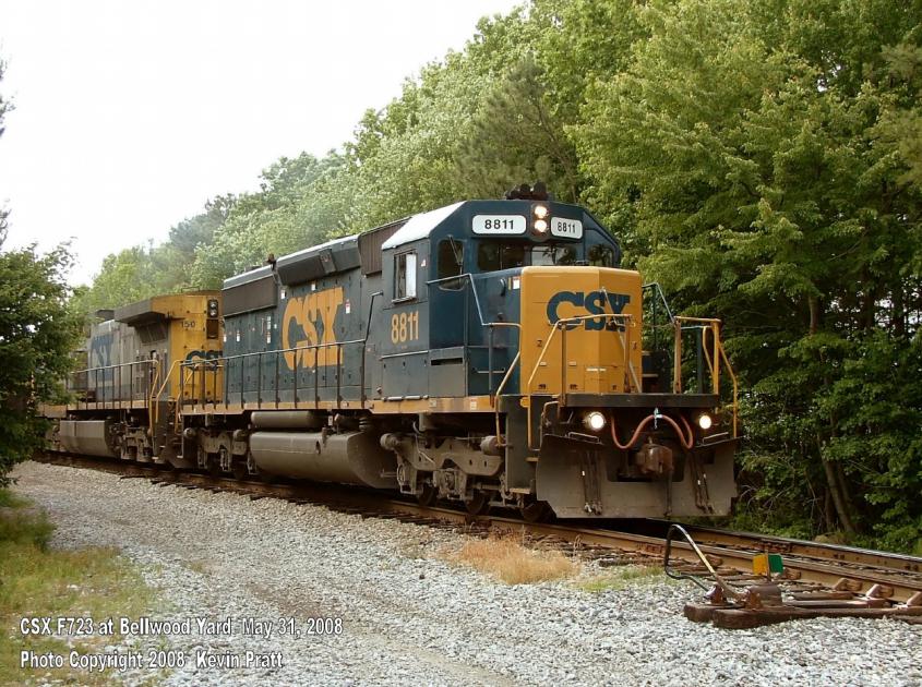 CSXT 8811(ex CR 6388) at Bellwood, VA | Conrail Photo Archive