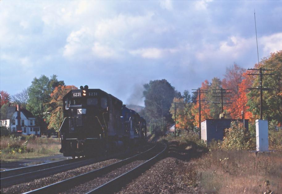 CR 6231 Hinsdale, MA 10/4/80 | Conrail Photo Archive