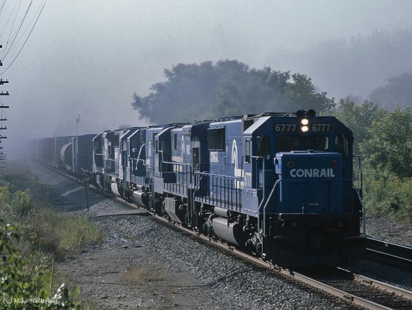 CR 6777 Browns Crossing, NY 8/30/1986 | Conrail Photo Archive