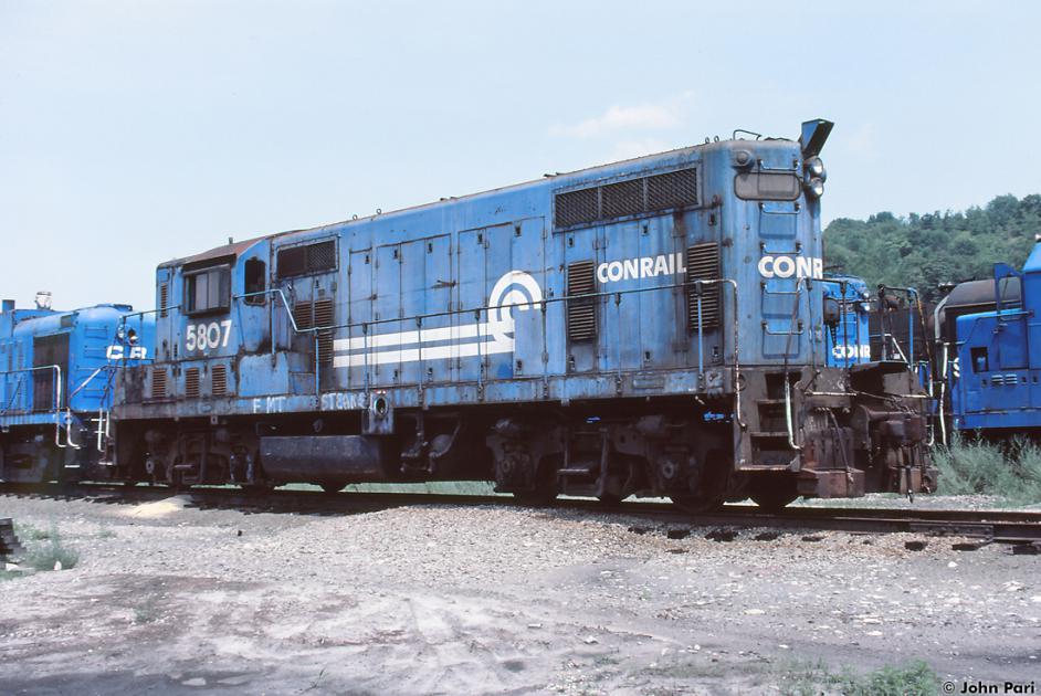 CR 5807 Altoona, PA 7-13-1985 | Conrail Photo Archive