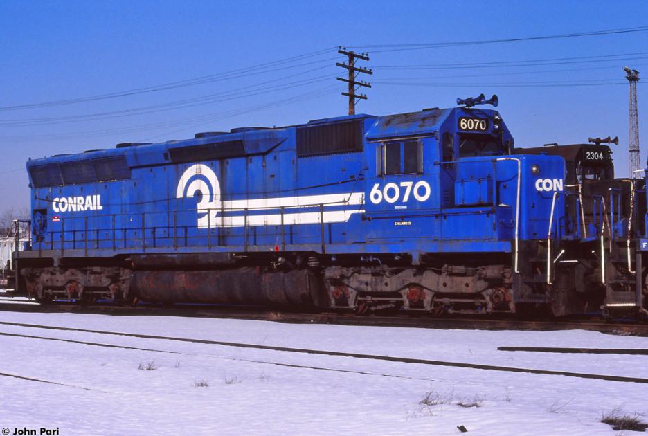 CR 6070 Rutherford, PA 2-20-1983 | Conrail Photo Archive