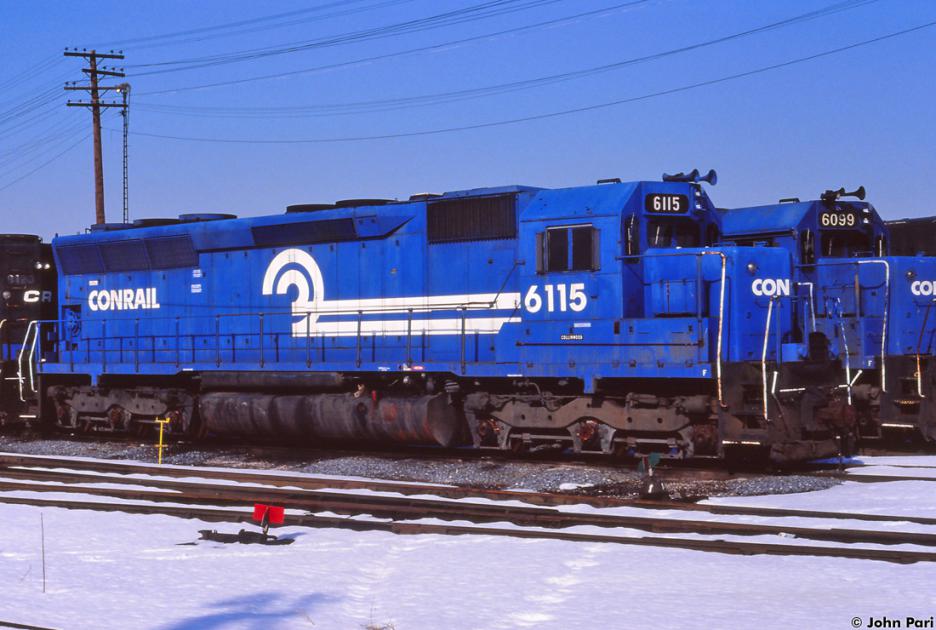 CR 6115 Rutherford, PA 2-20-1983 | Conrail Photo Archive