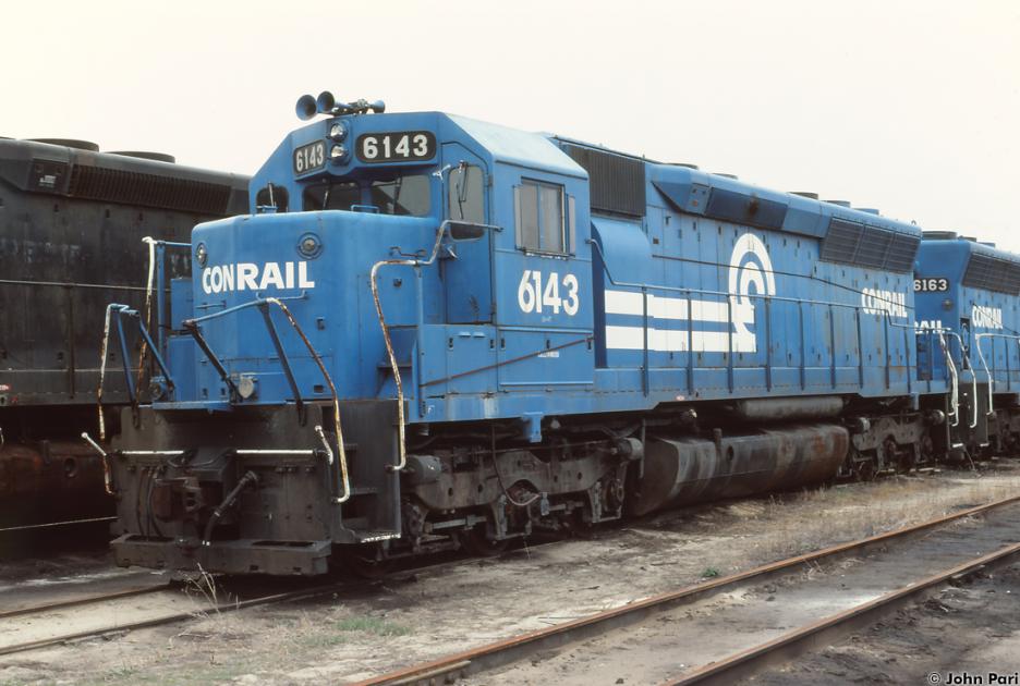 CR 6143 Rutherford, PA 4-22-1984 | Conrail Photo Archive
