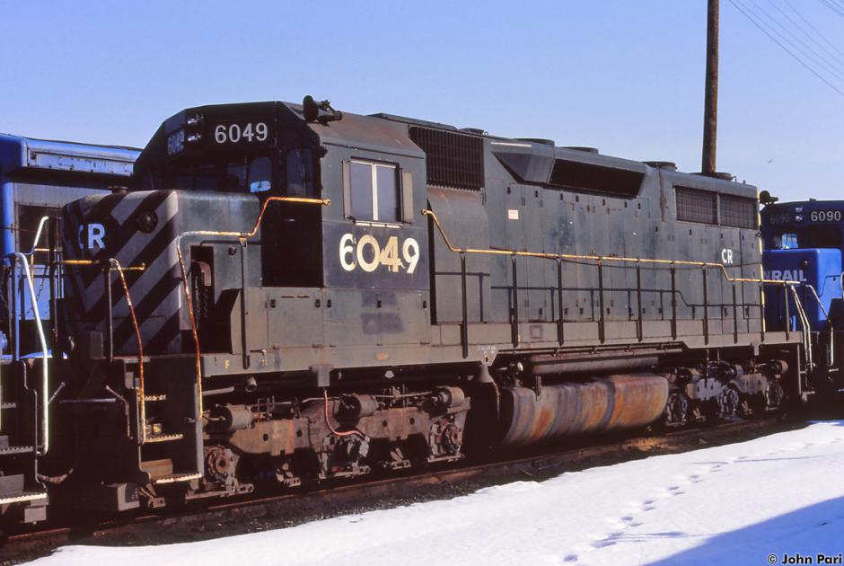 CR 6049 - SD35 at Rutherford, PA | Conrail Photo Archive