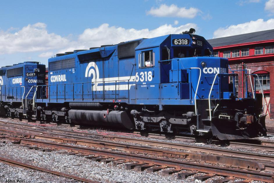 CR 6318 - SD40 at Rutherford, PA | Conrail Photo Archive