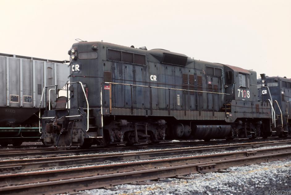 CR 7108 - GP9 at Rutherford, PA | Conrail Photo Archive