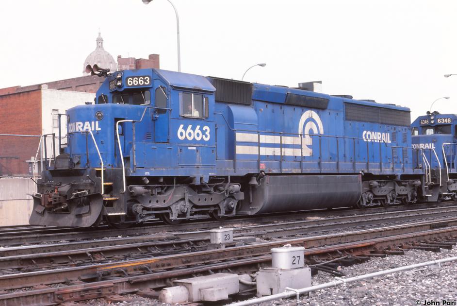 CR 6663 - SD45-2 at Altoona, PA | Conrail Photo Archive