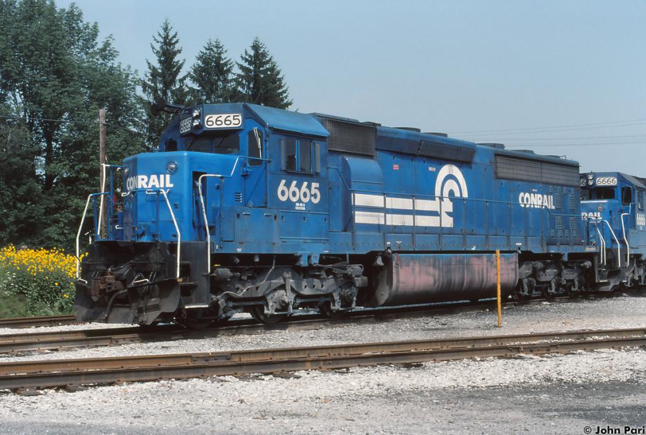 CR 6665 - SD45-2 at Cresson, PA | Conrail Photo Archive