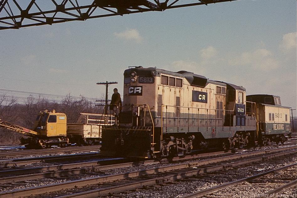 CR 5813 King of Prussia, PA 2-21-1977 | Conrail Photo Archive