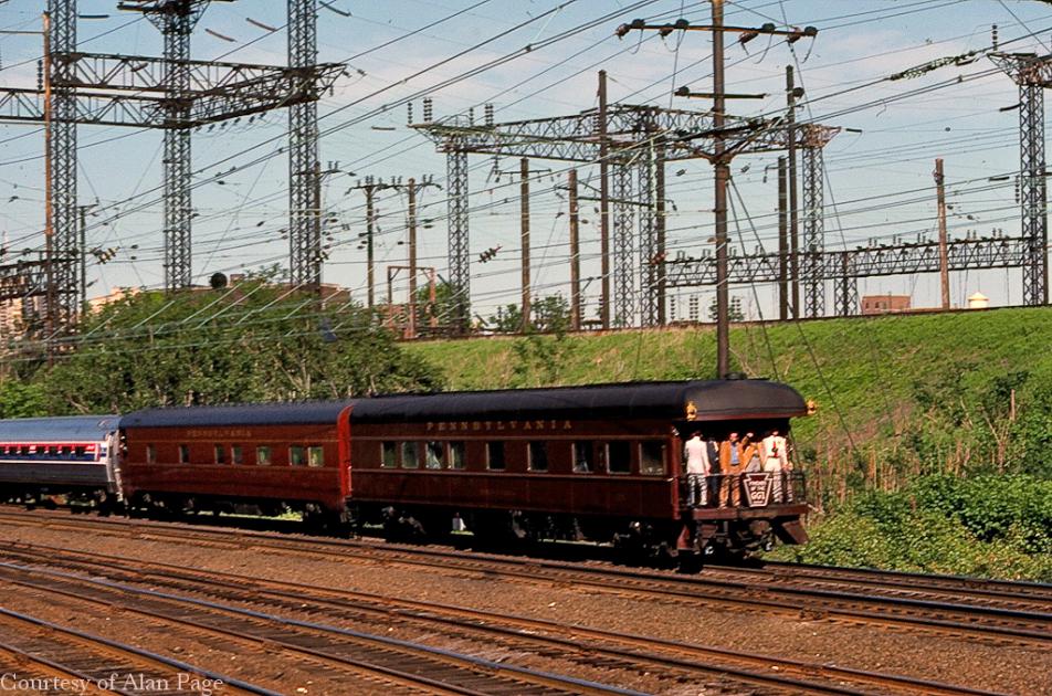 PRR Observation Car Philadelphia, 5-15-1977 | Conrail Photo Archive