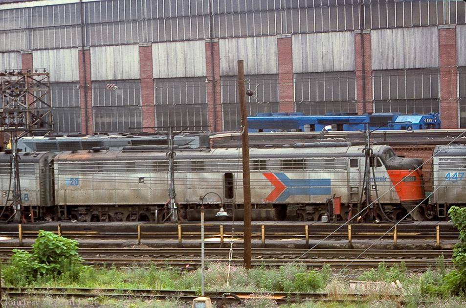 Amtrak 420 Harrisburg, PA 7-9-1977 | Conrail Photo Archive