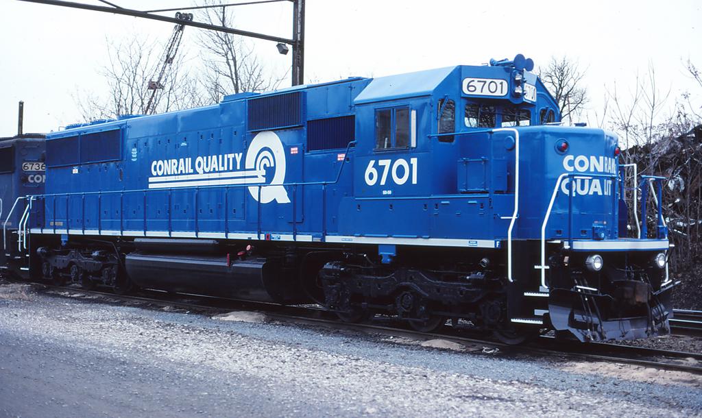 CR 6701 at Lancaster PA 12/12/97 | Conrail Photo Archive