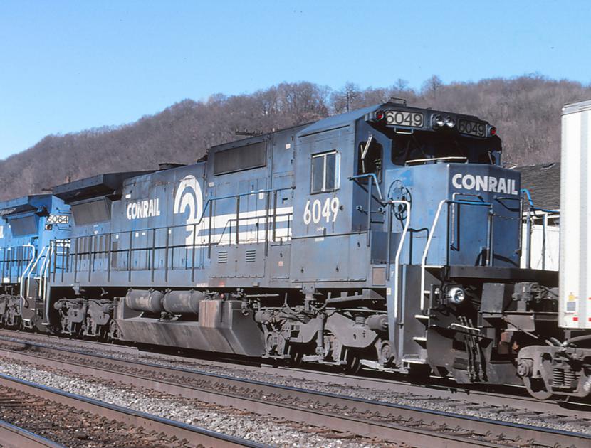 CR 6049 at Leetsdale PA 2/7/98 | Conrail Photo Archive