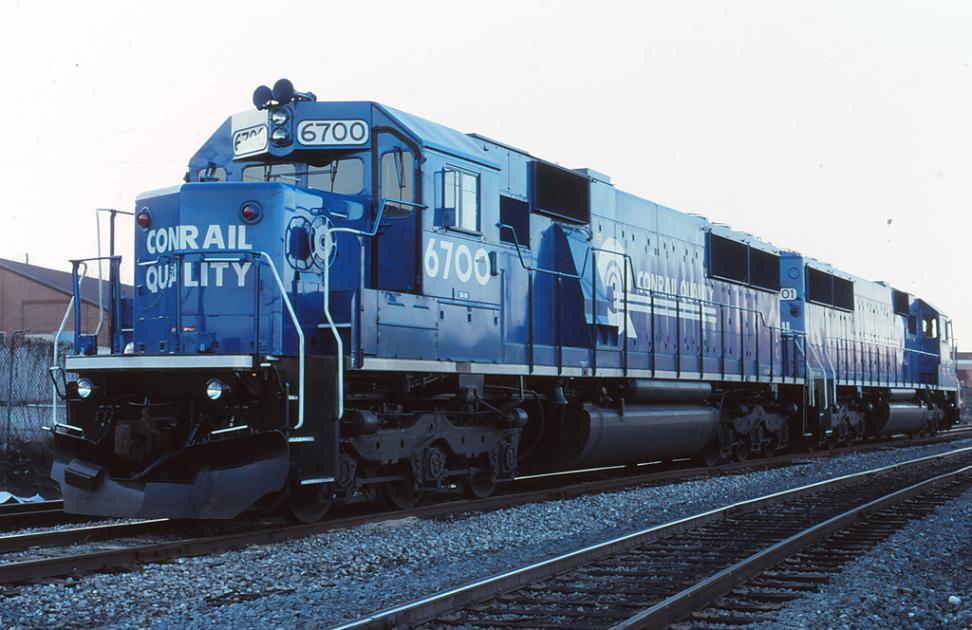 CR 6700 & 6701 at Lancaster PA 1/31/98 | Conrail Photo Archive