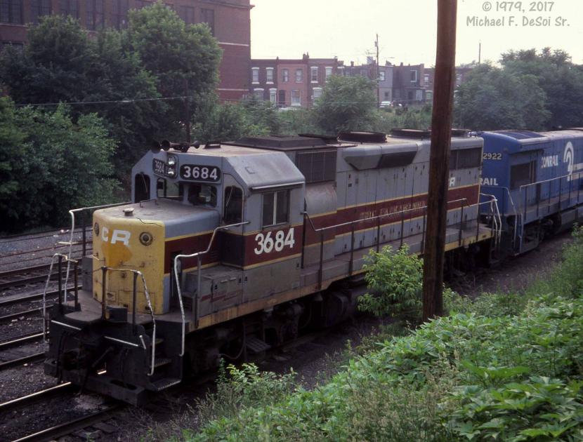 CR 3684 near "A" & Lehigh in Philadelphia, PA. June 6, 1979 | Conrail ...