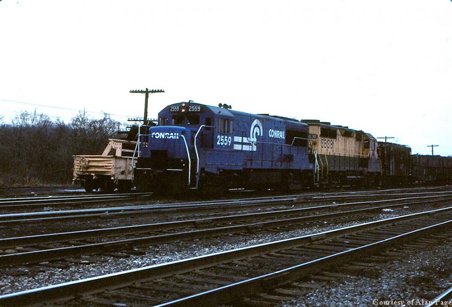 CR 2559 King of Prussia, PA 2-12-1977 | Conrail Photo Archive