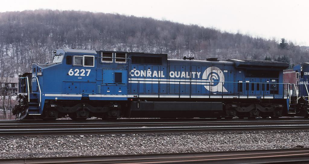 CR 6227 at Conemaugh, PA 3/14/98 | Conrail Photo Archive