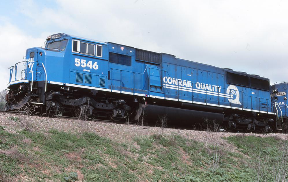 CR 5546 at Waynesburg, PA 4/20/98 | Conrail Photo Archive