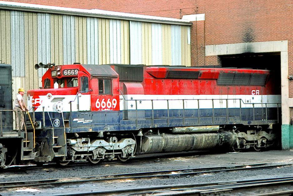 CR 6669 Enola, PA 5-7-1977 | Conrail Photo Archive