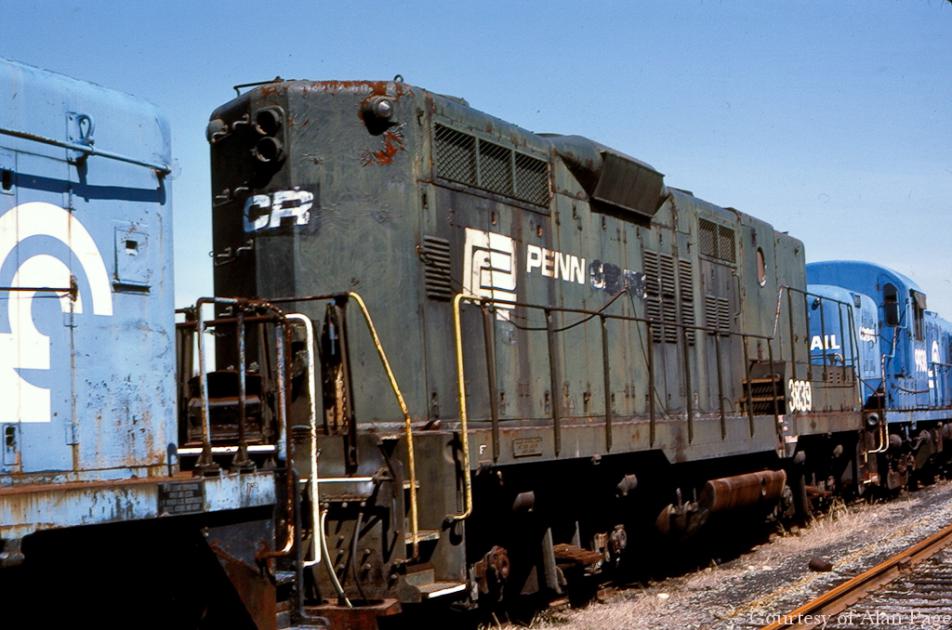 CR 3839 Rutherford, PA 4-12-1984 | Conrail Photo Archive