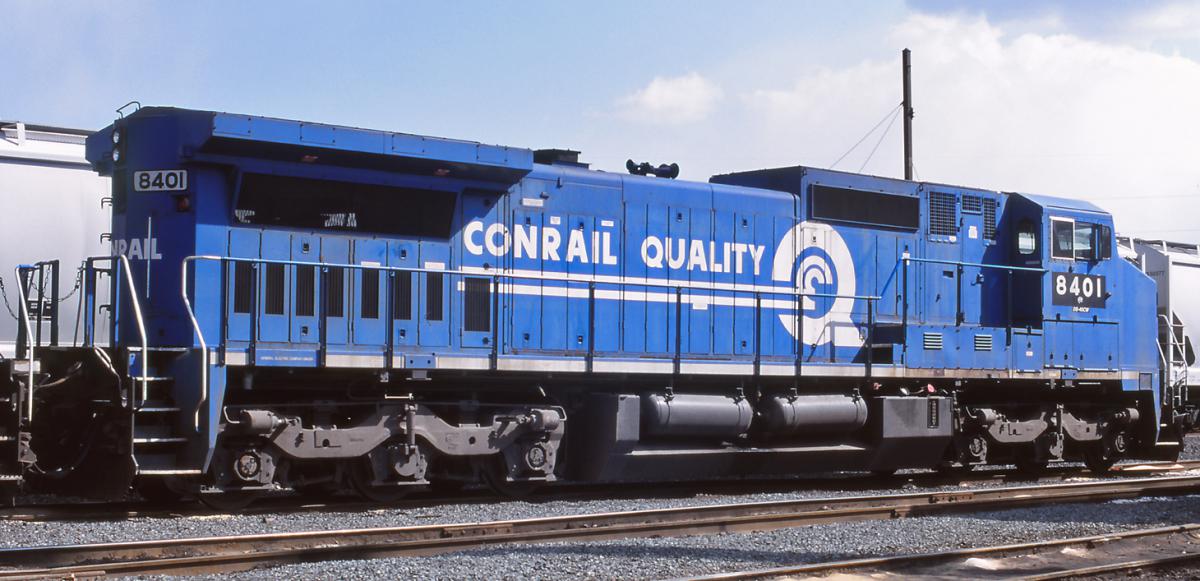 NS 8401 (CR 6199) Rear | Conrail Photo Archive