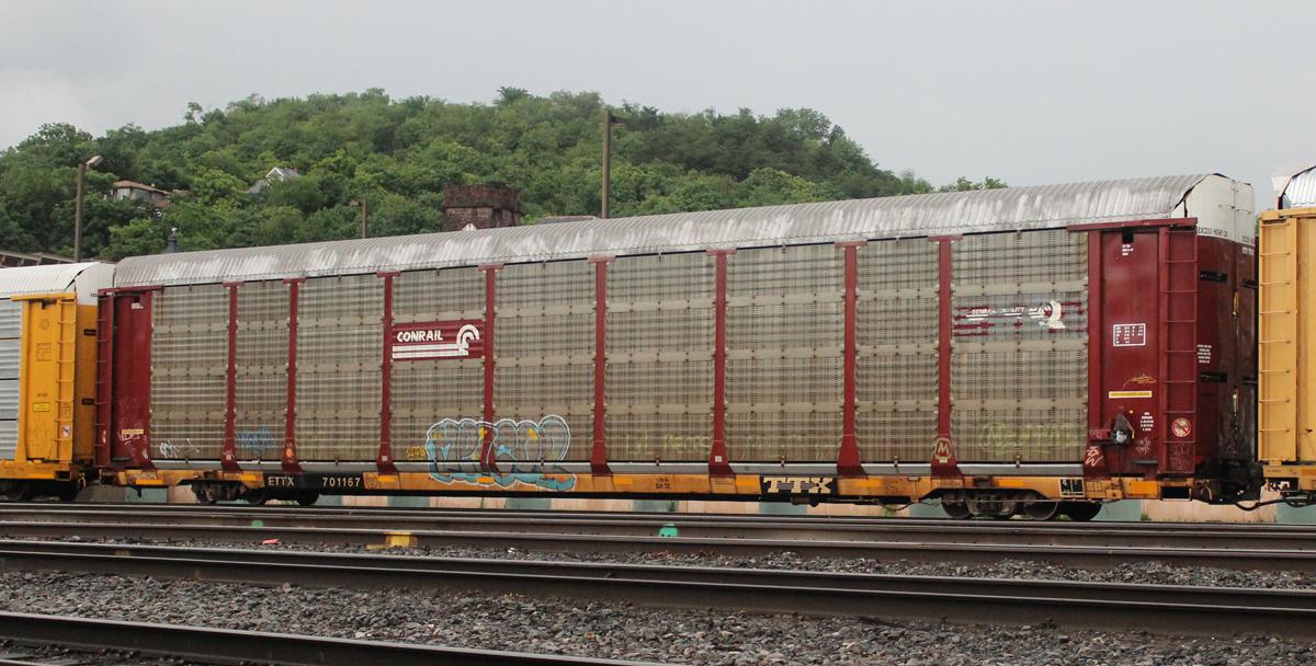ETTX 701167-Rack class ML3N | Conrail Photo Archive