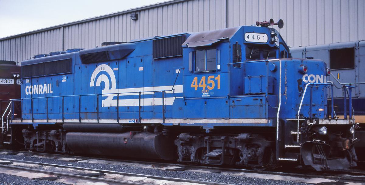 CSXT 4451 (CR 3398) | Conrail Photo Archive