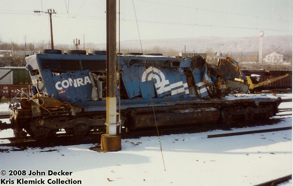 Wrecked Unit | Conrail Photo Archive
