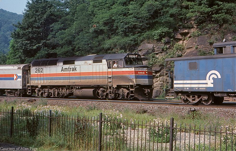 Amtrak 262 Altoona, PA 8-4-1979 | Conrail Photo Archive
