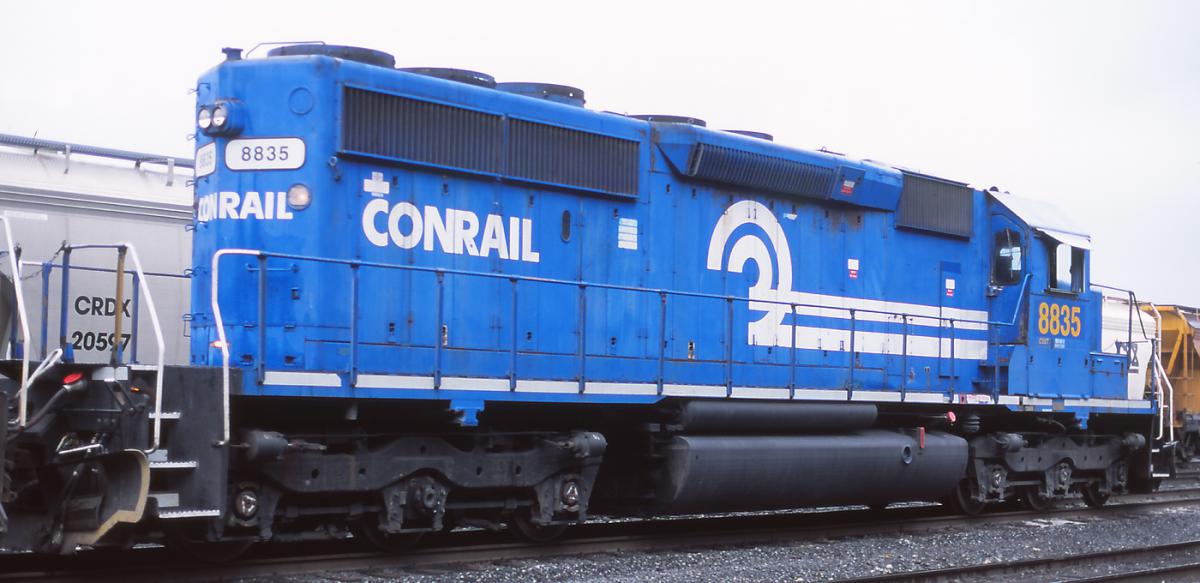 CSXT 8835 (CR 6452) Rear View | Conrail Photo Archive