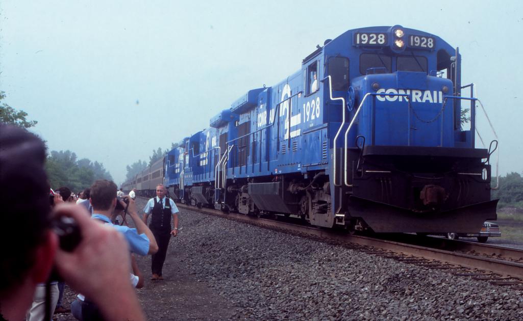 CR 1928 south New Baltimore 08111985 | Conrail Photo Archive