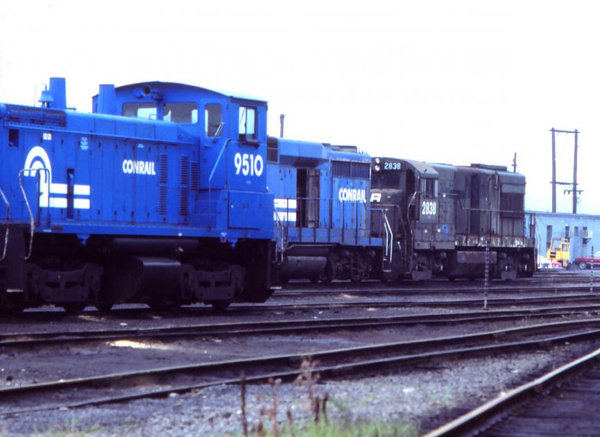 CR 9510-2838 shop Selkirk 08111985 | Conrail Photo Archive