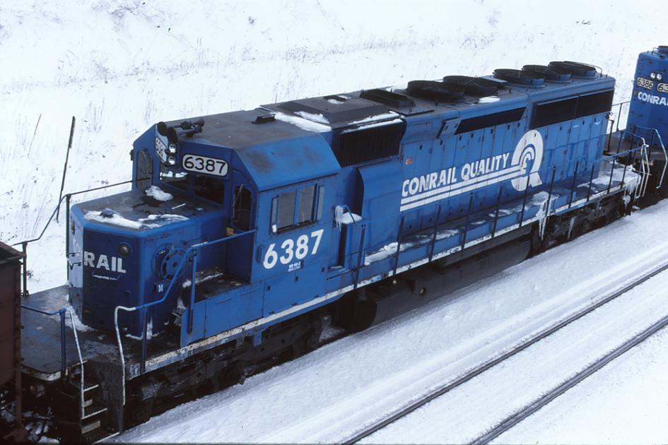 CR 6387 at Gallitzin, PA 3/5/99 | Conrail Photo Archive