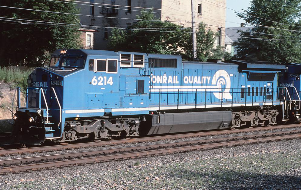 CR 6214 on PIES at Bellwood, PA 6/15/96 | Conrail Photo Archive