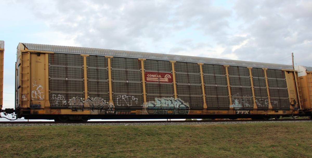ETTX 850132-Rack class ML3R | Conrail Photo Archive