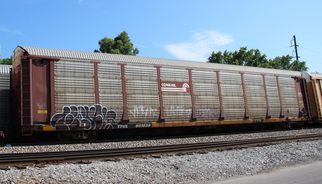 TTGX 991839-Rack class ML2L | Conrail Photo Archive
